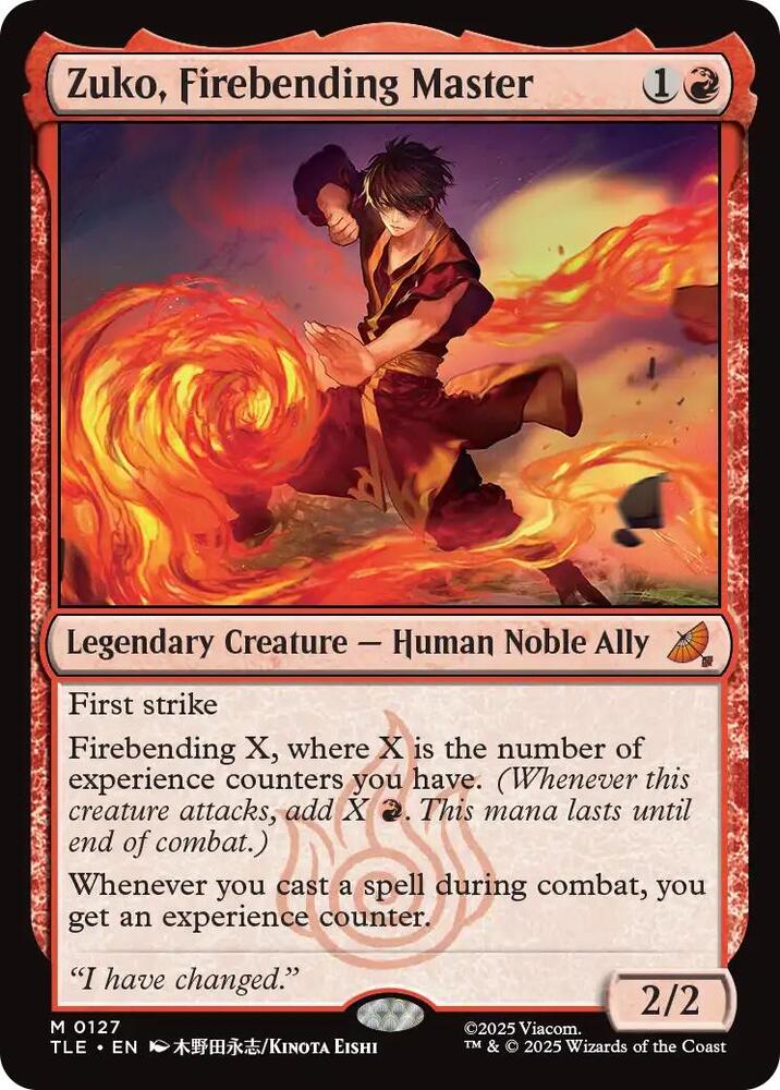 Zuko, Firebending Master - 127 - Avatar: The Last Airbender: Eternal ...