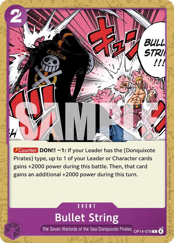 Bullet String - OP14-078 - The Azure Sea's Seven One Piece - Collectr