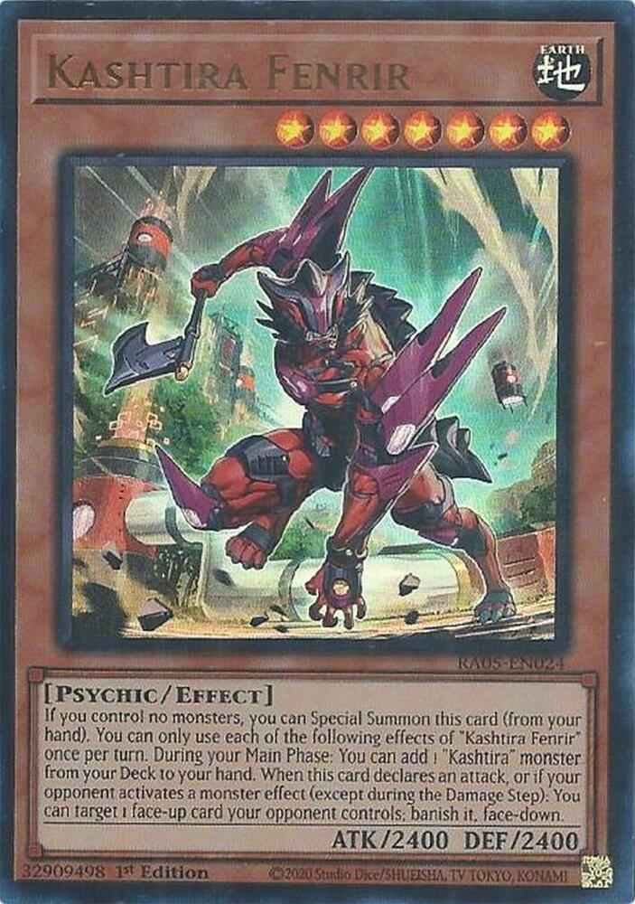 Kashtira Fenrir (Ultra Rare) - RA05-EN024 - Rarity Collection 5 YuGiOh ...