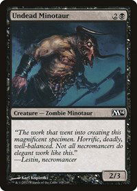 Magic: The Gathering Magic 2014 (M14) Undead Minotaur 119