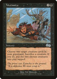 Victimize - Urza's Saga Magic: The Gathering - Collectr