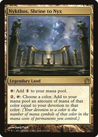 Nykthos, Shrine to Nyx - 223 - Theros Magic: The Gathering - Collectr