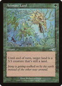 Animate Land - Nemesis Magic: The Gathering - Collectr