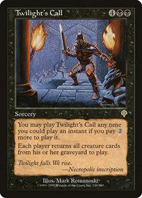 Twilight's Call - Invasion Magic: The Gathering - Collectr