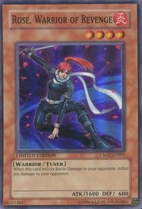 YuGiOh Crossroads of Chaos Rose, Warrior of Revenge CSOC-ENSP1