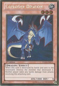 YuGiOh Premium Gold Exploder Dragon PGLD-EN071