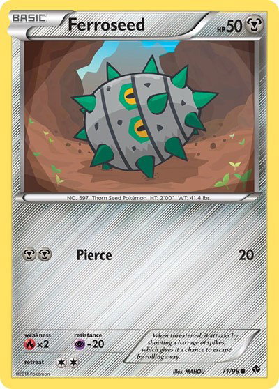 Ferroseed (71) - 71 - Emerging Powers Pokemon - Collectr