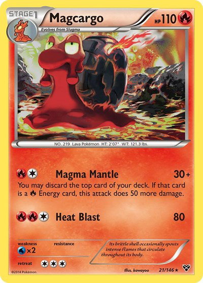 Magcargo - 21 - XY Base Set Pokemon - Collectr