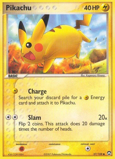 Pikachu - 57 - EX Power Keepers Pokemon - Collectr