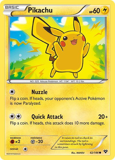 Pikachu - 42 - XY Base Set Pokemon - Collectr