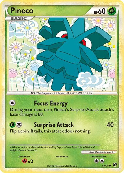 Pineco (63) - 63 - Undaunted Pokemon - Collectr