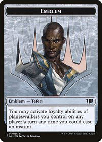 Emblem - Teferi, Temporal Archmage // Zombie (Blue) Token - 34 ...