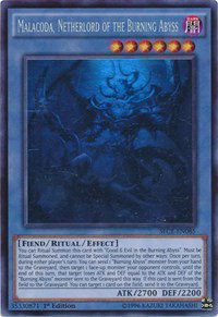 Malacoda, Netherlord of the Burning Abyss - SECE-EN085 - Secrets of ...